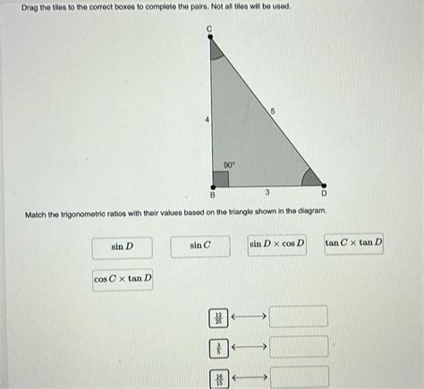 [answered] Drag The Tiles To The Correct Boxes To Complete The Pairs Kunduz