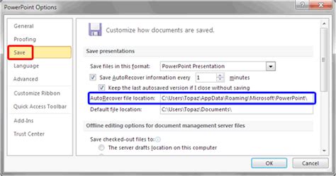 Recovering Unsaved Presentations In Powerpoint 2010 For Windows