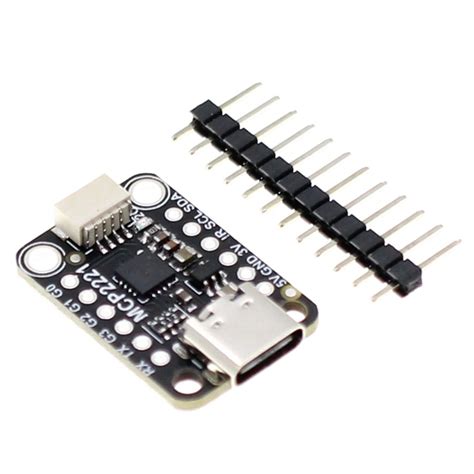 efficient mcp2221a usb to gpio adc i2c module for highly speed data