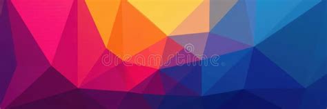 Abstract Geometric Screen Sharp Angles Vibrant Color Gradients Modern Abstract Stock