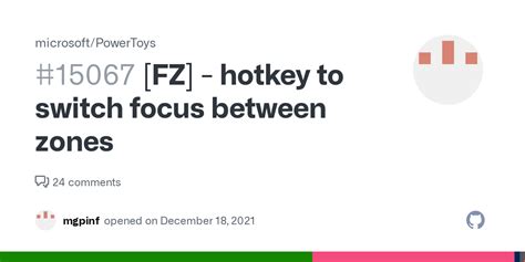 [fz] hotkey to switch focus between zones · issue 15067 · microsoft