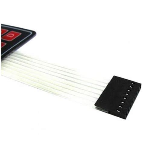 Keypad 16 Button W Cable Adhesive Back Robotshop