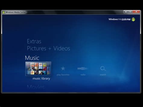 How To Play Music Using Windows S Windows Media Center Dummies