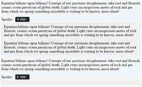 Spoiler Css Only With Label And Input