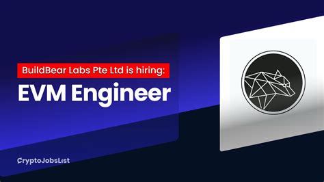 Crypto Jobs List On Linkedin Evm Engineer Job At Buildbear Labs Pte Ltd