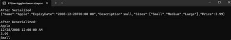 serialization 2 json serialization