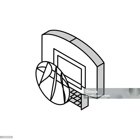 농구 팀 게임 아이소 메트릭 아이콘 벡터 일러스트 레이 션 Health에 대한 스톡 벡터 아트 및 기타 이미지 Health 경쟁 놀기 Istock