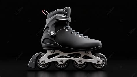 Professional Inline Skate Detail Shot Background Inline Skate