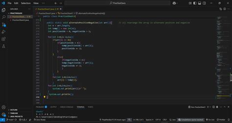 50daysofcode Day6 Dsa Arrayproblems Alternatesign Problemsolving