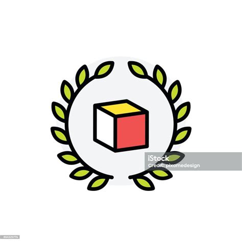 프리미엄 상품 개념 절연 선 벡터 일러스트 레이 션 편집 아이콘 3차원 형태에 대한 스톡 벡터 아트 및 기타 이미지 3차원