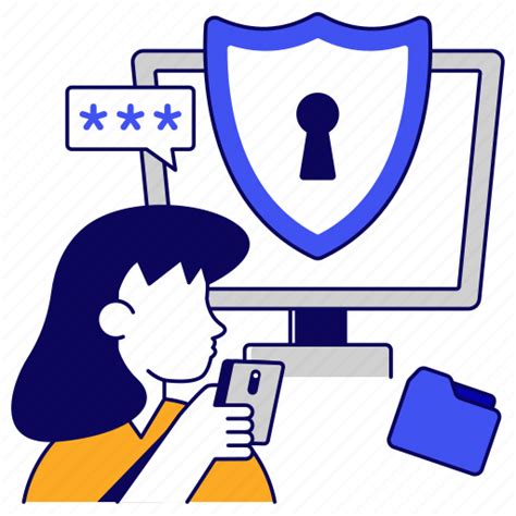 System Security Protection Secure Computer Icon Download On Iconfinder