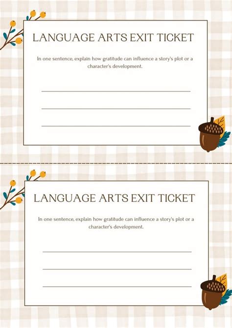 Free Printable Exit Ticket Templates You Can Customize Canva
