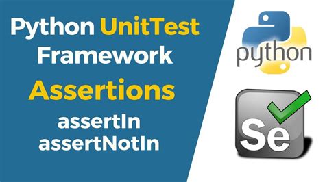 Selenium With Python Tutorial 36 Python Unittestassertionsassertin
