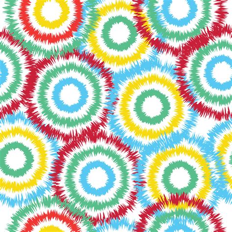 Abstract Rough Edgy And Colorful Circle Seamless Background Pattern 4264038 Vector Art At Vecteezy