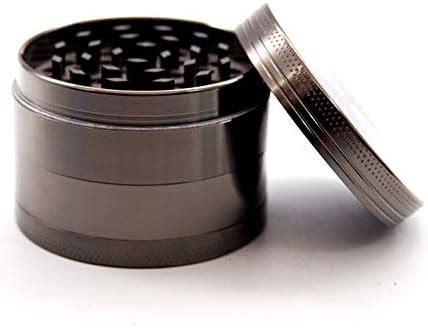 Jp グラインダー タバコ ミニ 喫煙具 4層 40mm グレー ファッション