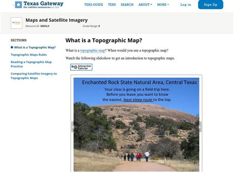 Texas Gateway Maps And Satellite Imagery Unit Plan For 7th 9th Grade