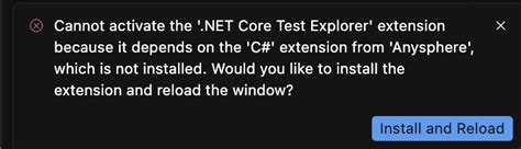 C Test Explorer Not Working Bug Reports Cursor Community Forum