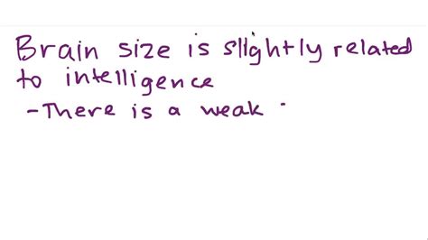 Solvedto What Extent Is Intelligence Related To Neural Processing Speed