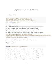 Understanding Dataset Loading And Previewing In R Model Basics Course Hero