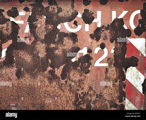 Red Rusty Texture Stock Photo Alamy