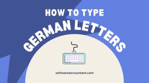 Best Ways To Type Umlaut Letters On Keyboard Software Accountant