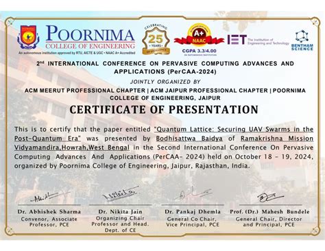 Bodhisattwa Baidya On Linkedin Phd Academicjourney Conferencepaper Uavsecurity