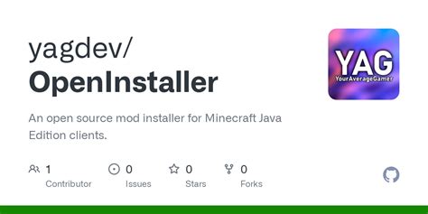 Github Yagdev Openinstaller An Open Source Mod Installer For Minecraft Java Edition Clients
