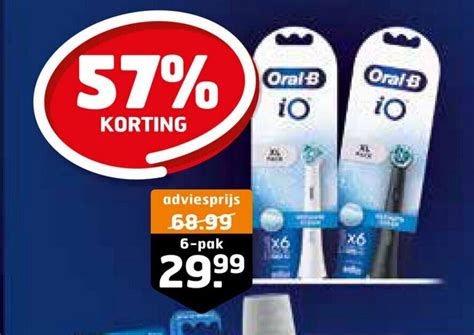 Oral B Opzetborstels Pak Aanbieding Bij Trekpleister