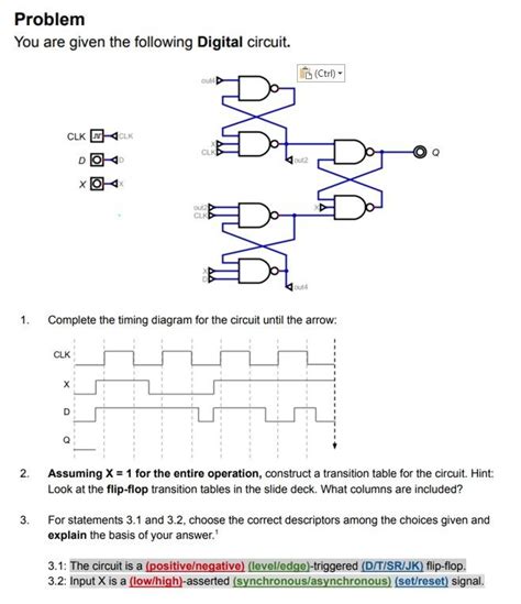 Solved Problem You Are Given The Following Digital Circuit Chegg