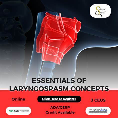 Essentials Of Laryngospasm Concepts Online Sedation Consult