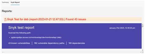 Scan Container In Azure Container Registry With Snyk Via Azure Devops