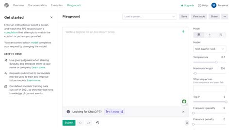 OpenAI Playground: How to Use the GPT-3 Chatbot - OpChatGPT
