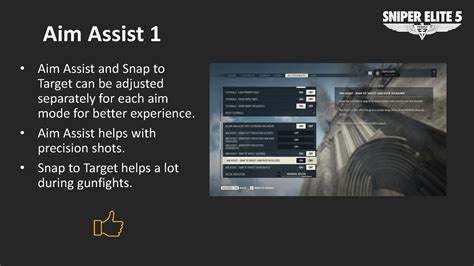 Sniper Elite 5 Accessibility Review For Rebellion Game