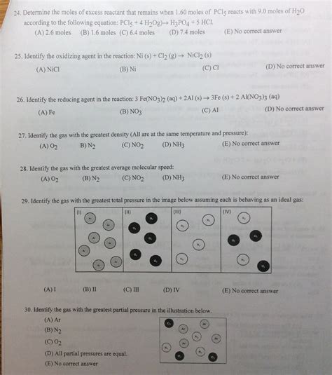 Solved Determine The Moles Of Excess Reactant That Chegg