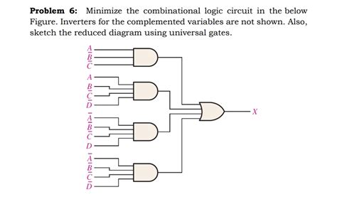 Problem 6 Minimize The Combinational Logic Studyx Problem 6 Minimize The Combinational Logic Studyx