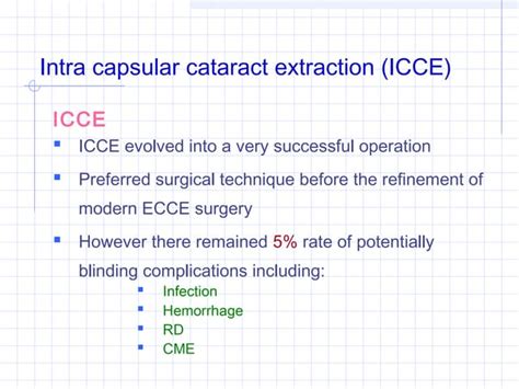 Extracapsular Cataract Extraction Docx