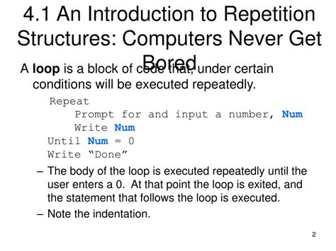 PPT Introduction To Repetition Structures Looping Concepts PowerPoint Presentation ID 9706898