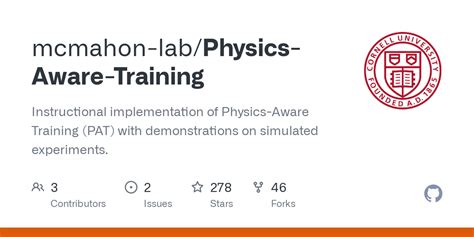Physics Aware Training Docs Introduction Md At Main Mcmahon Lab Physics Aware Training GitHub