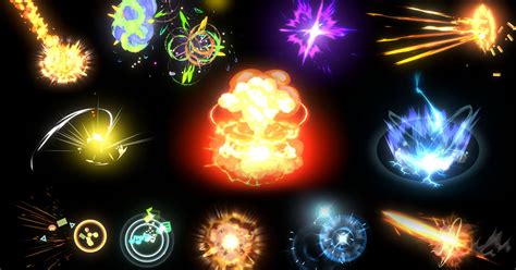 Game Vfx Cartoon Skill Collectionbuilt In Vfx 粒子 Unity Asset Store