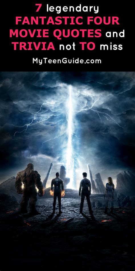 7 Legendary Fantastic Four Movie Quotes And Trivia Not To Miss