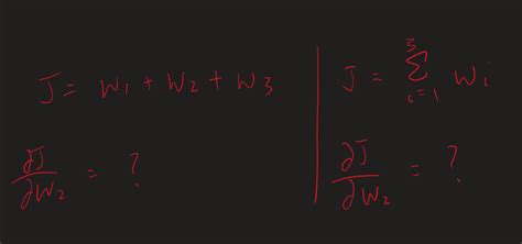 Why Is The Summation Term Removed From Deviation Supervised Ml