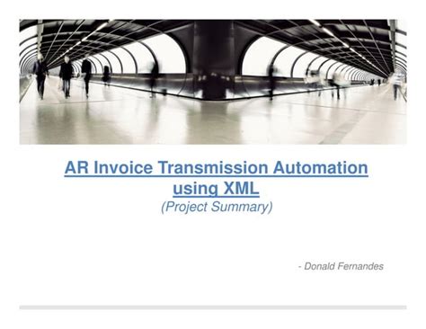 Xml Invoice Transmission Ppt