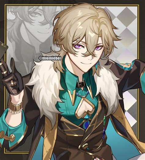 Aventurine Honkai And More Drawn By Miemiebei Danbooru