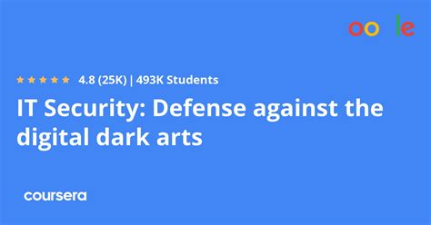 It Security Defense Against The Digital Dark Arts Coursera