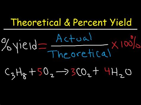 Equation For Calculating Percentage Yield Tessshebaylo