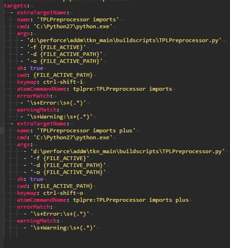 Add Support For Multiple Build Commands Issue Noseglid Atom Build Github