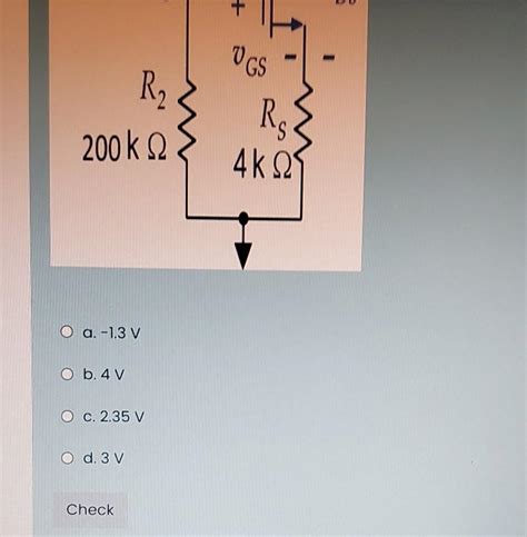 Solved For The Circuit Shown Use The The NMOS Equations To Chegg Com