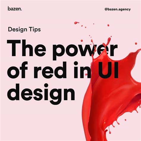 The Power Of Red In UI Design UIBundle