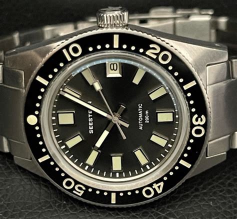 Orologio Seestern Automatico Seiko Nh35 Cassa 38 Mm Style 62 Mas Watch