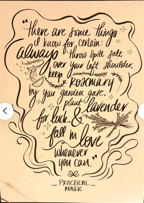 Practical Magic Quote Print